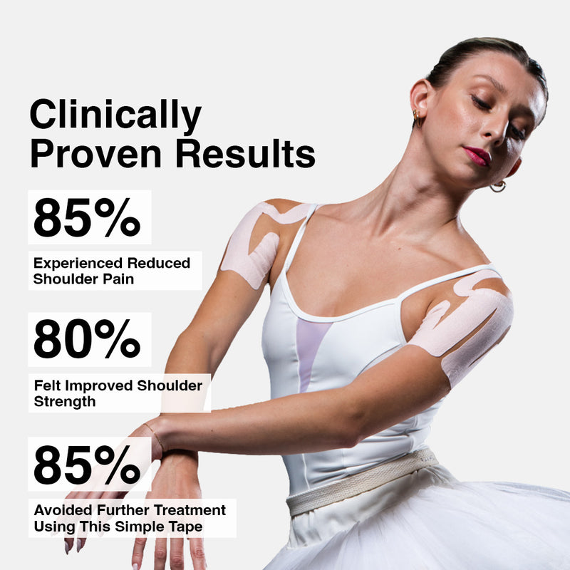 Spidertech Shoulder Pro-Cut - Precut Kinesiology Tape for Athletes