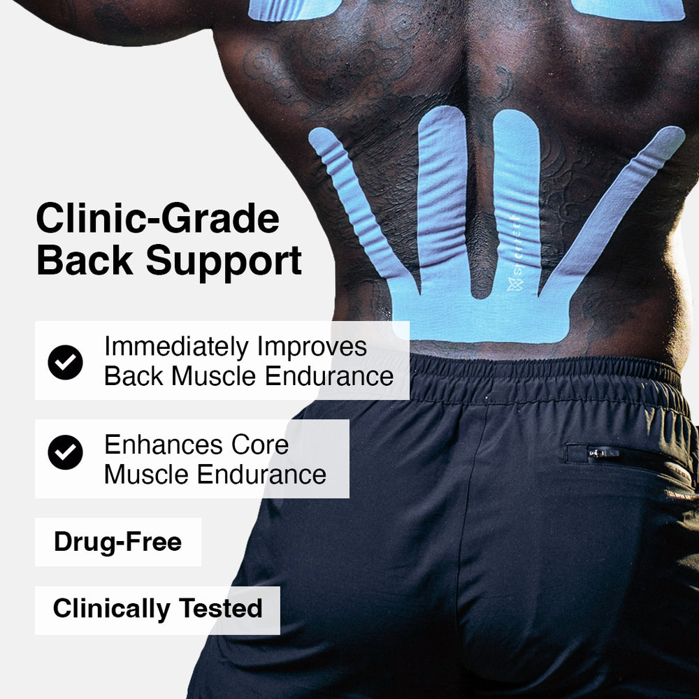 Spidertech Pro Lower Back - Pre-cut Kinesiology Tape for the Lower Back